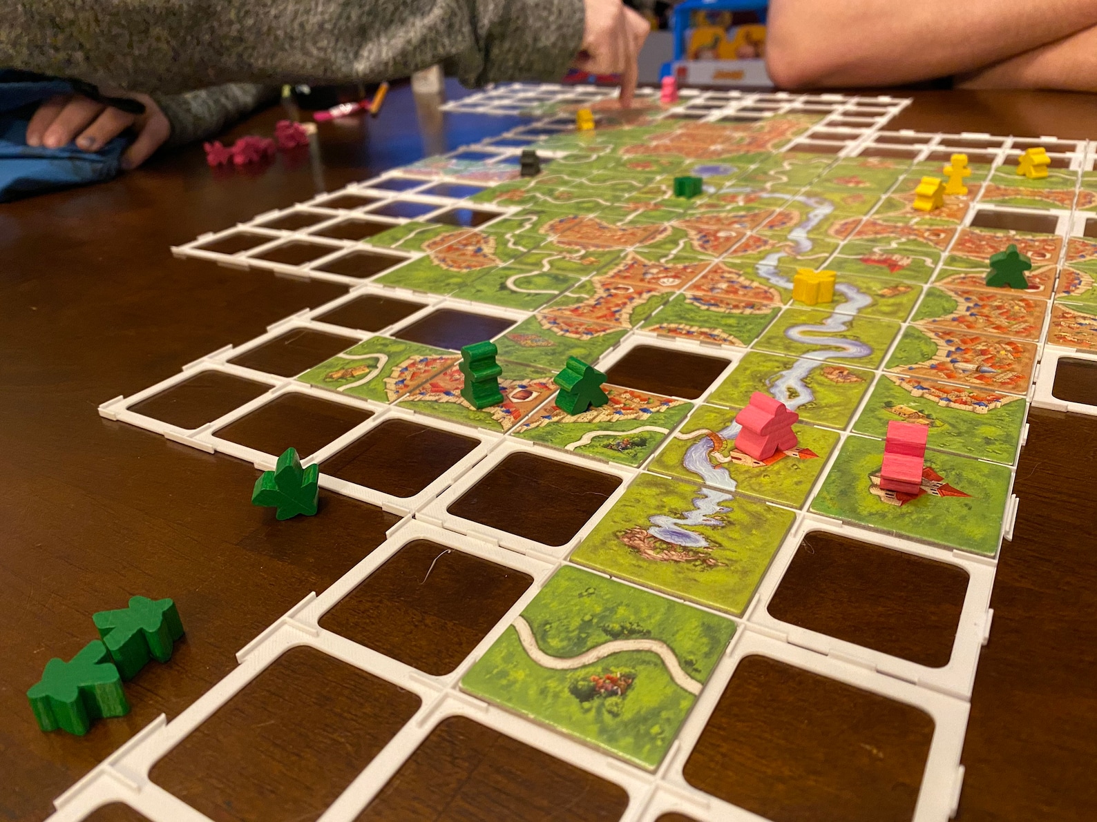 Carcassonne Tile Grids Alhambra Game Grids Carcassonne Game - Etsy
