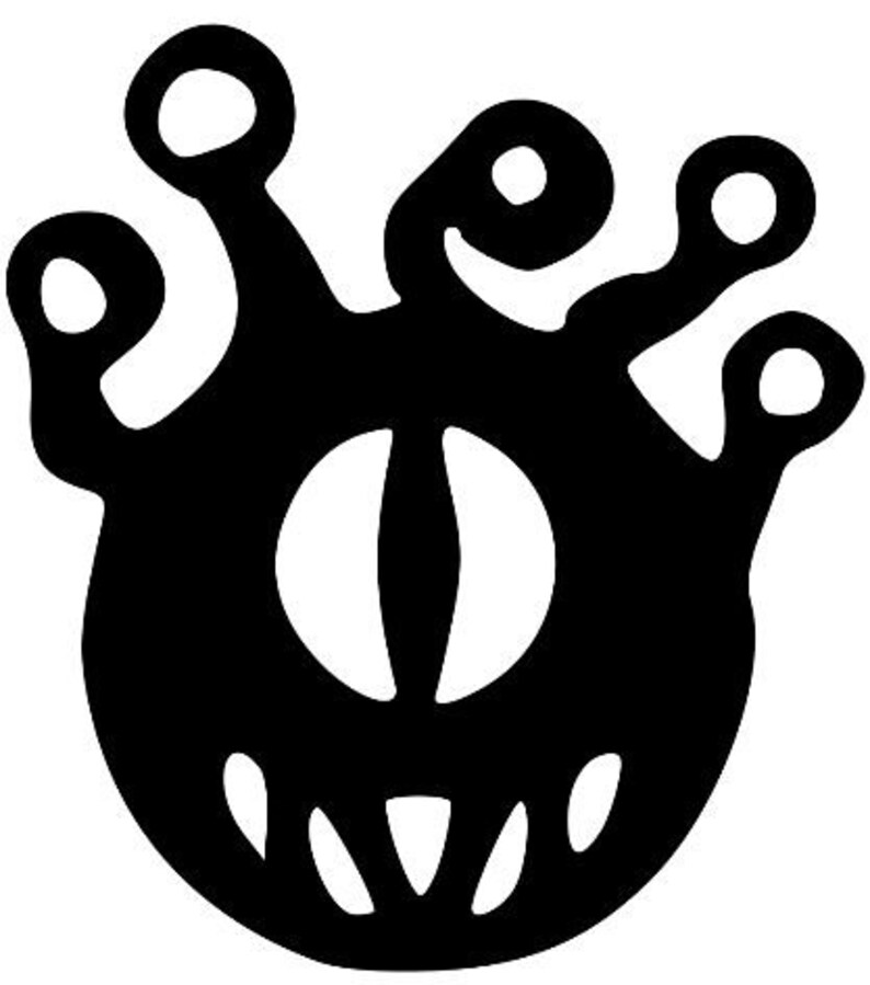 Beholder Undermountain Logo Decal dungeons and dragons d&d | Etsy