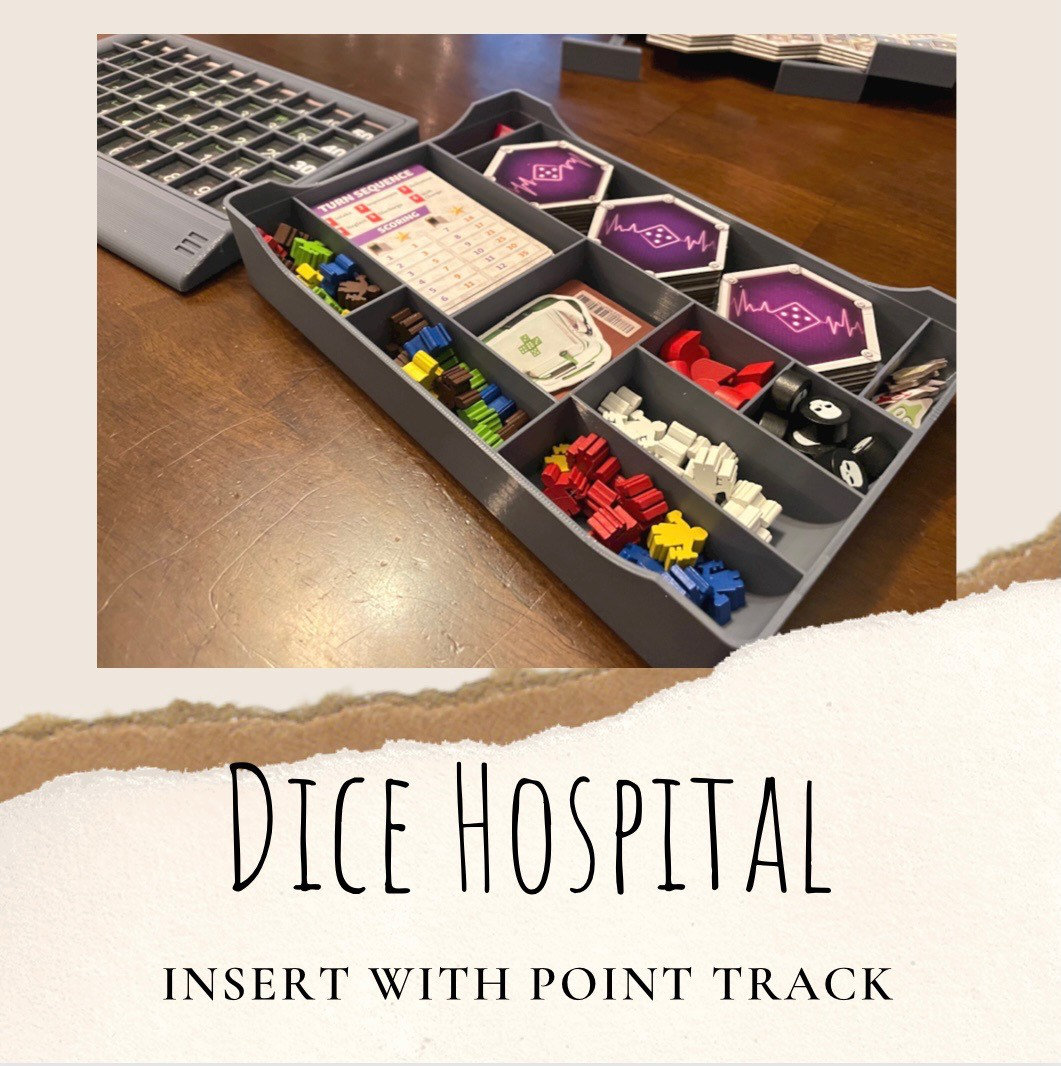 Dice Hospital Board Game Dice Hospital Upgrade Board Game - Etsy