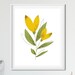 Yellow Flowers Print, Plant Poster, Floral Printable, Flowers Print ...