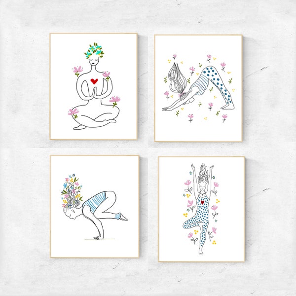 Yoga Wall Art - Etsy