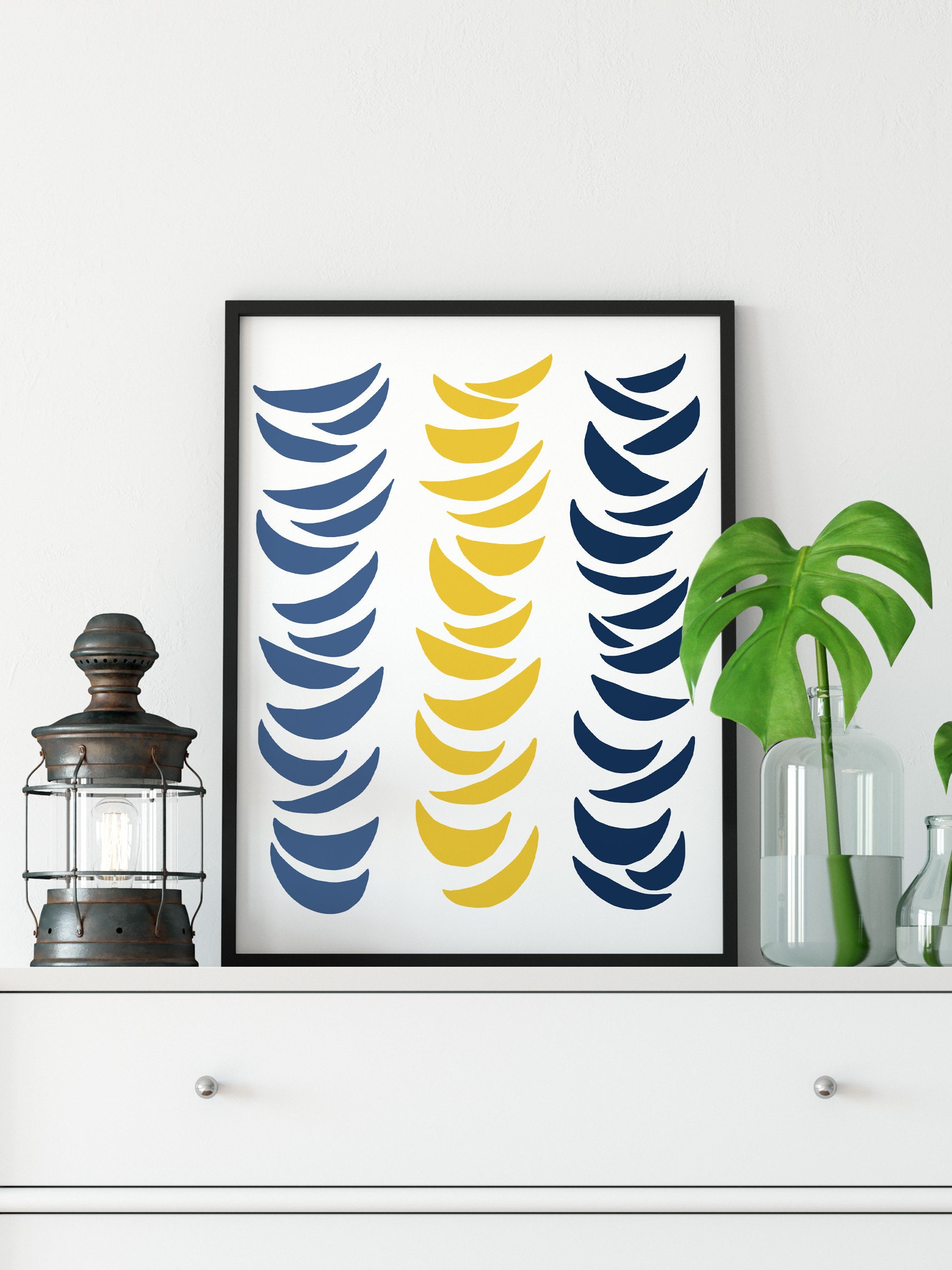 Modern Art Printable Mid Century Modern Wall Art Print for - Etsy