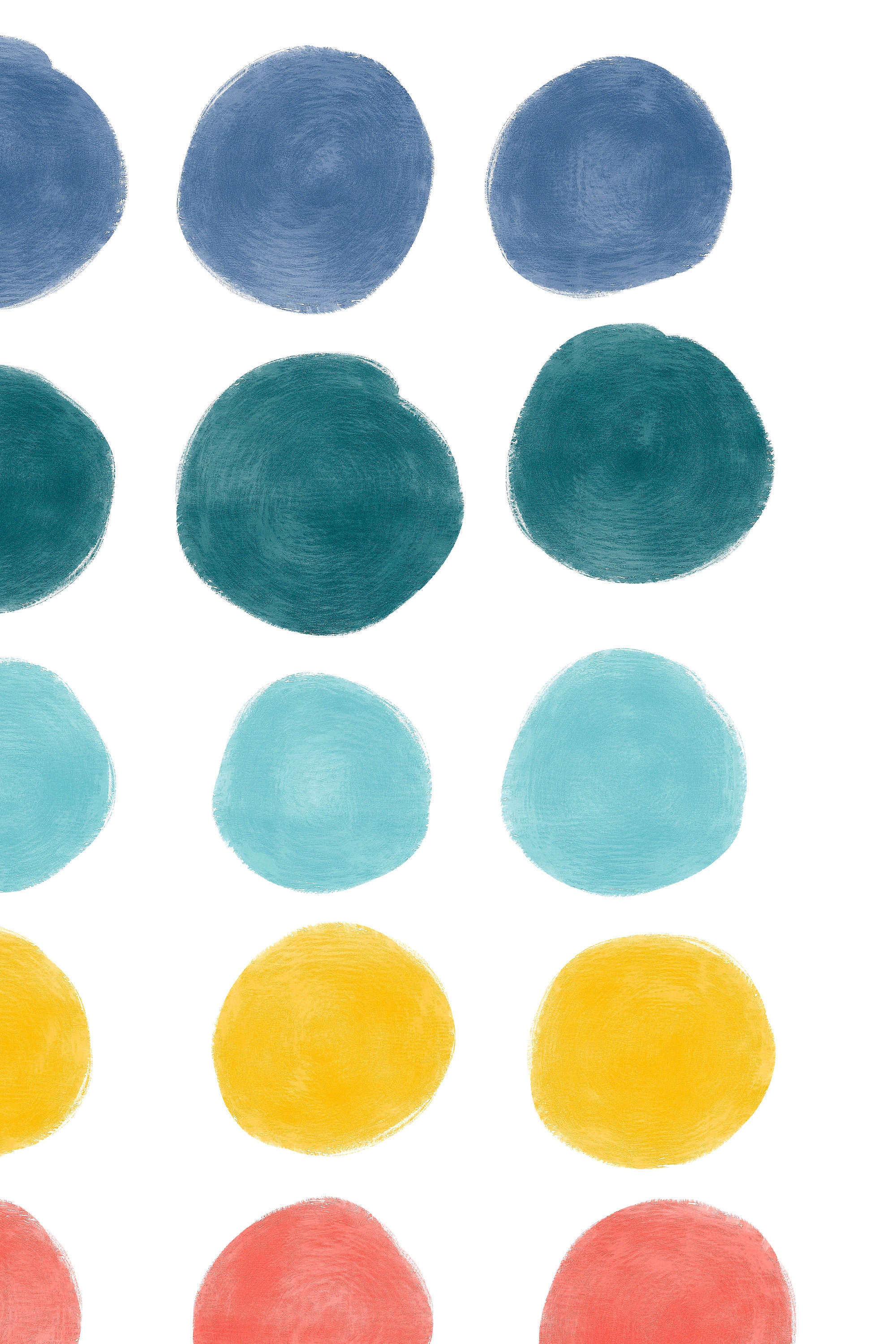 Playroom colorful art Abstract nursery wall art print | Etsy