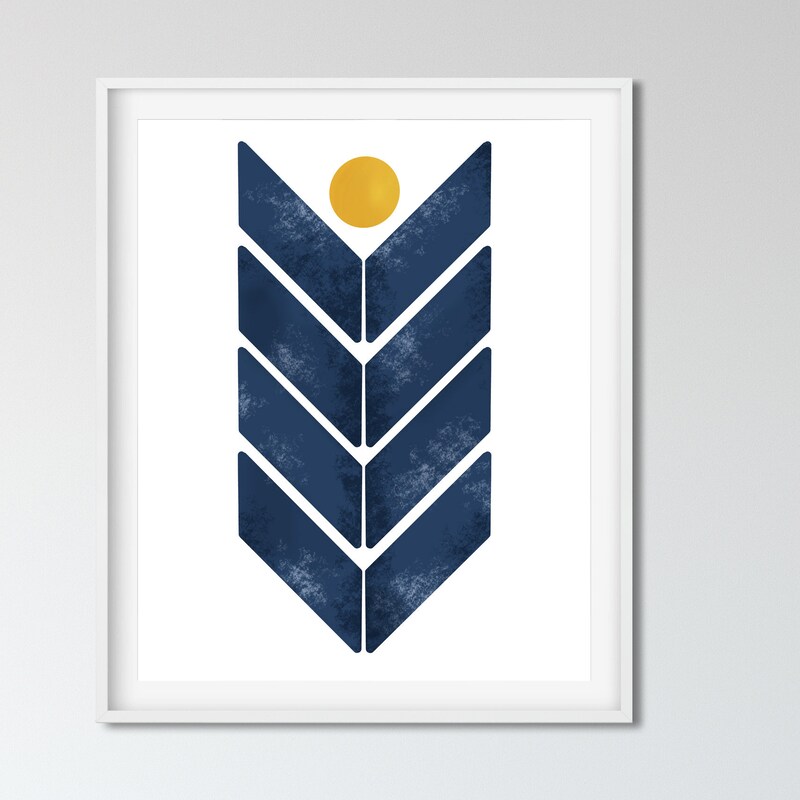 Chevron Painting - Etsy