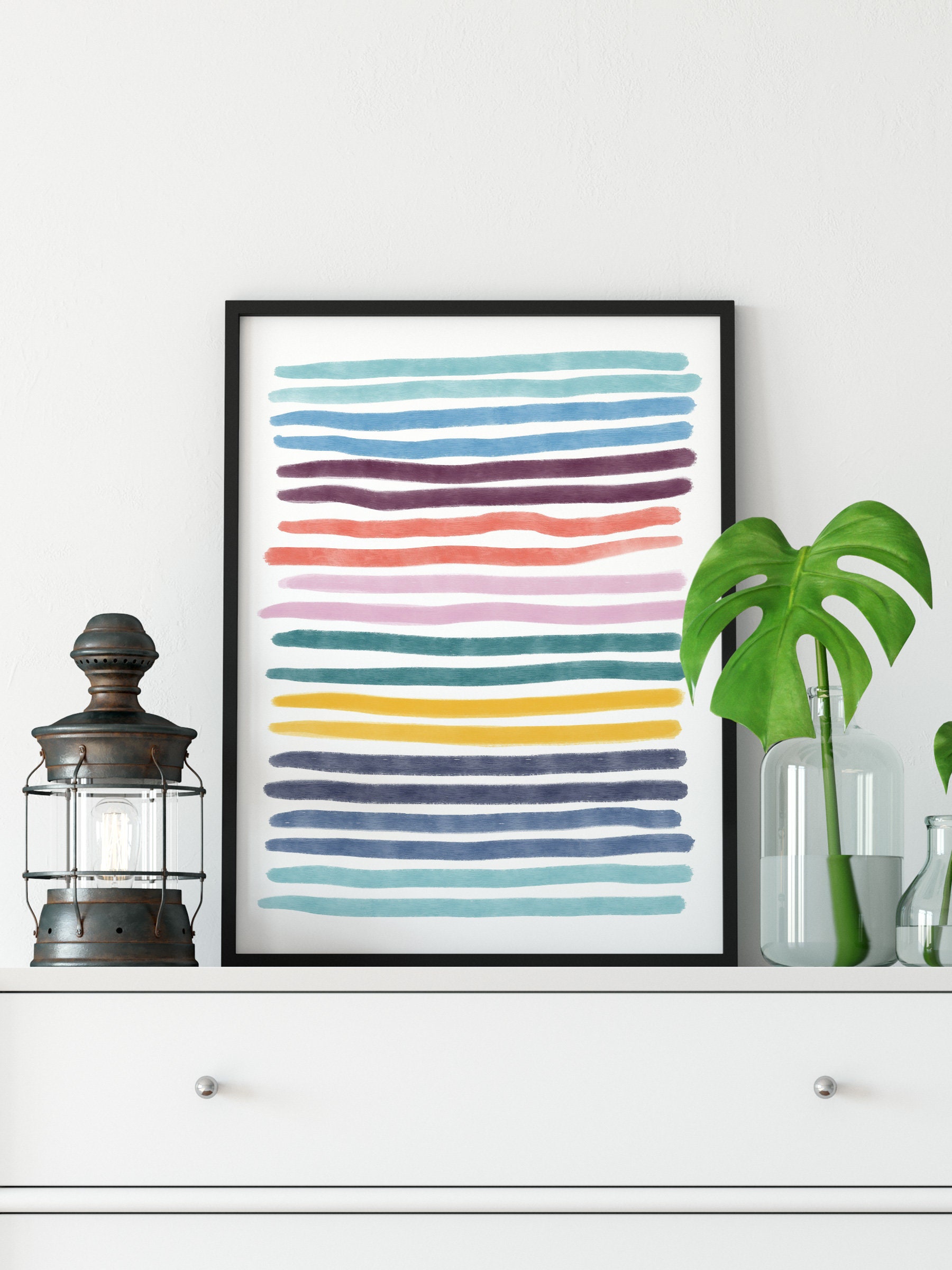 Nursery Abstract Art Playroom Kids Print Modern Nursery Wall - Etsy