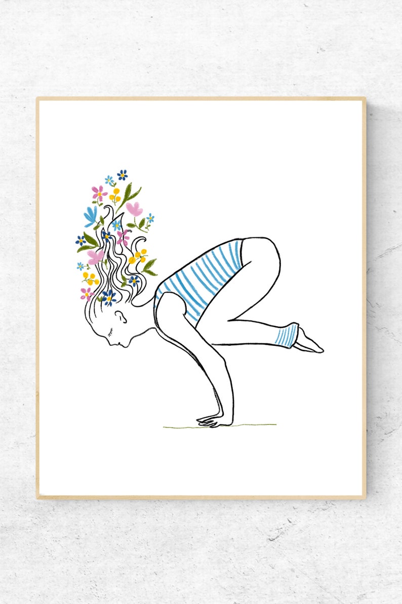Yoga Prints Set of 4 Yoga Poster Yoga Asana Print Gift for - Etsy