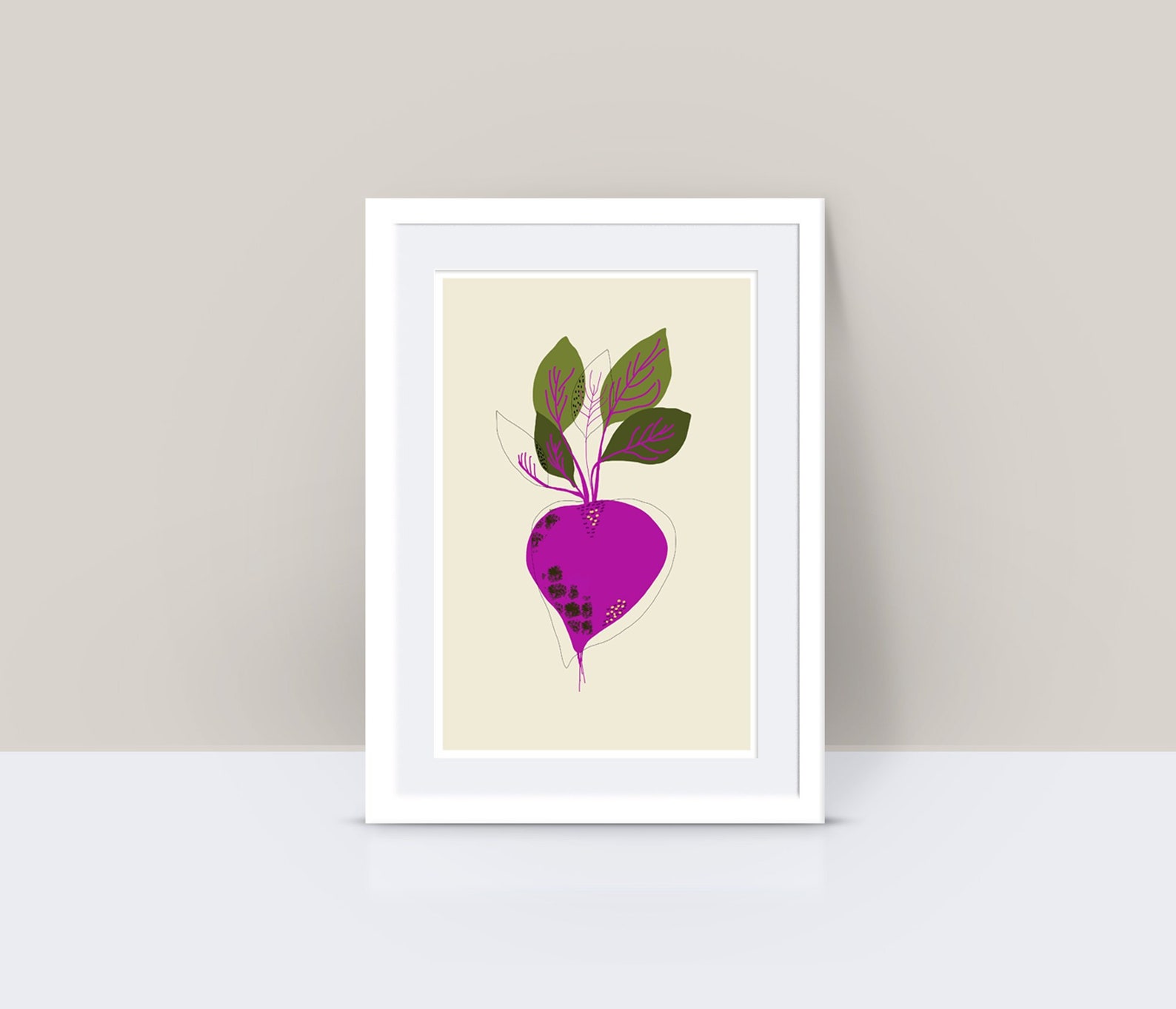 Beet Illustration Printable Art Beetroot Wall Art Print - Etsy