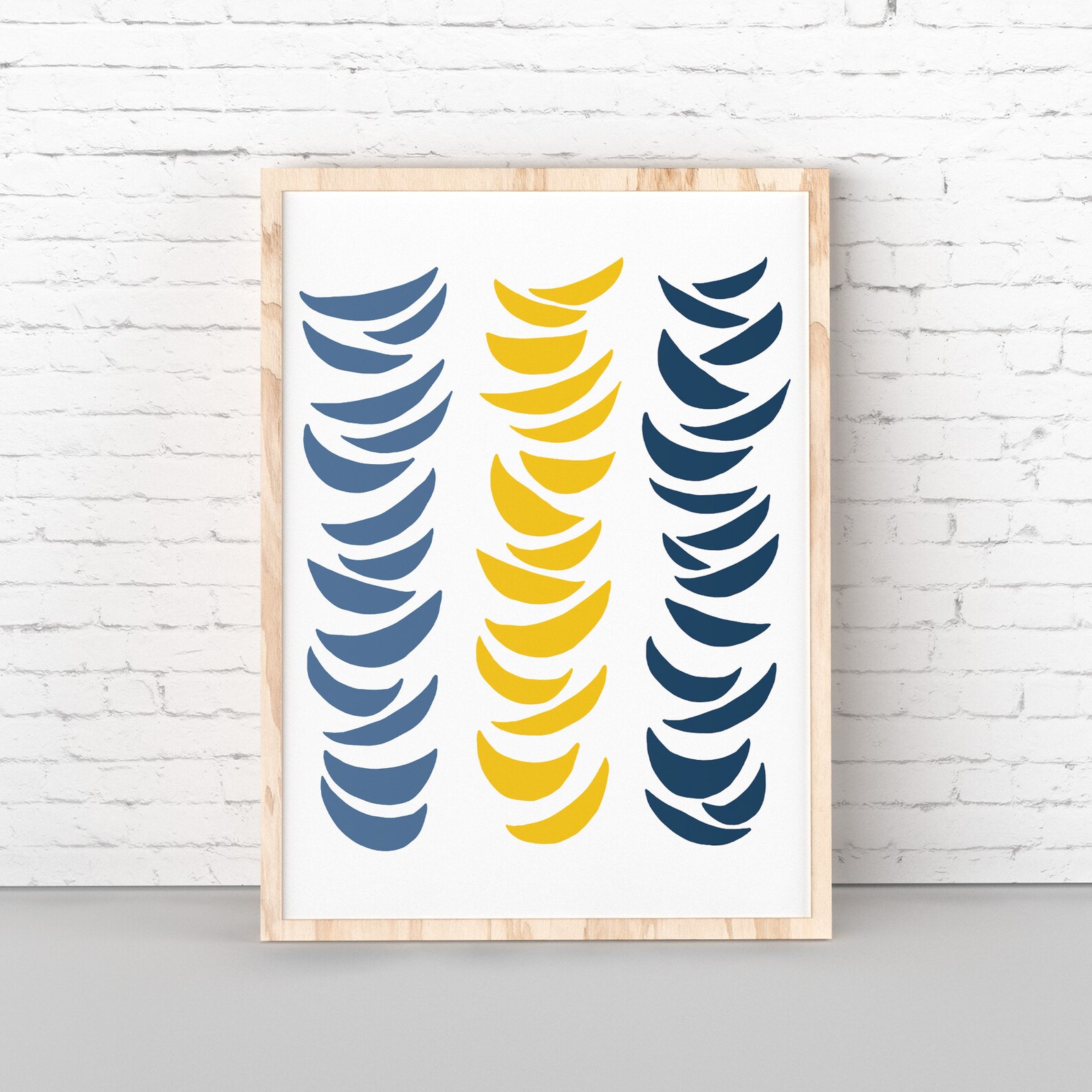 Modern Art Printable Mid Century Modern Wall Art Print for - Etsy