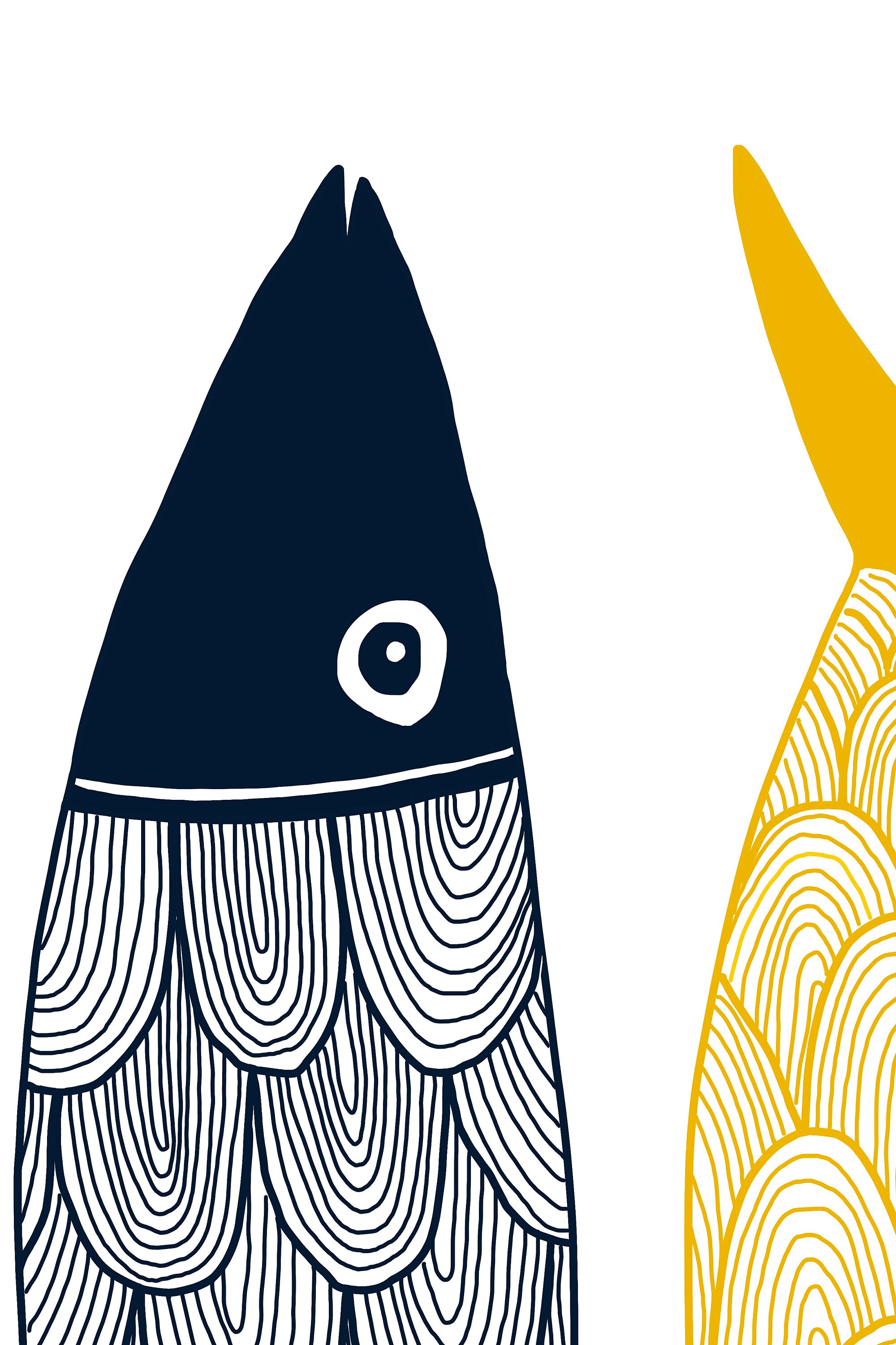 Fish Printable Fish Poster Beach House Print Bathroom Wall | Etsy