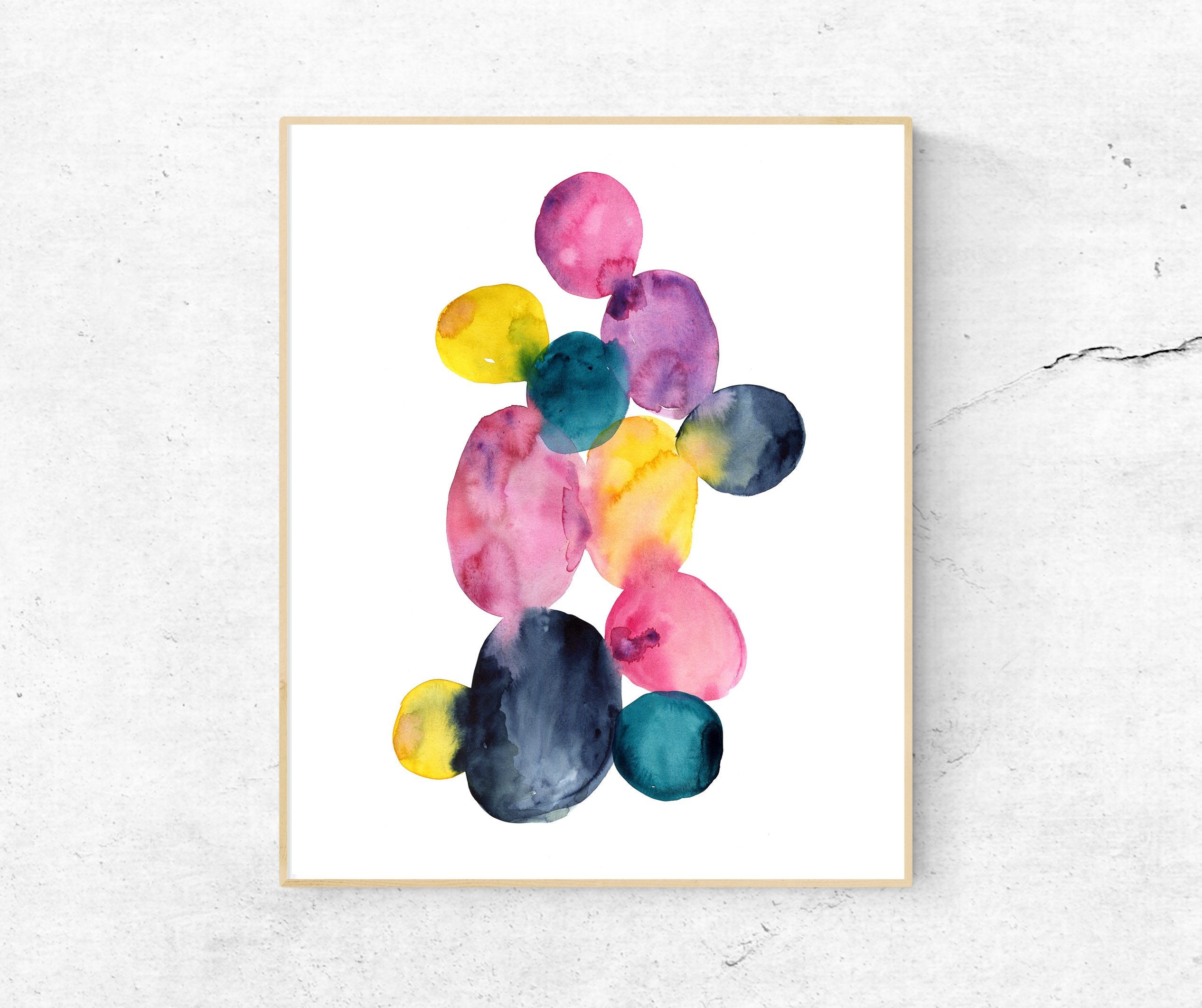 Colorful Abstract Printable Art Abstract Painting Nursery - Etsy