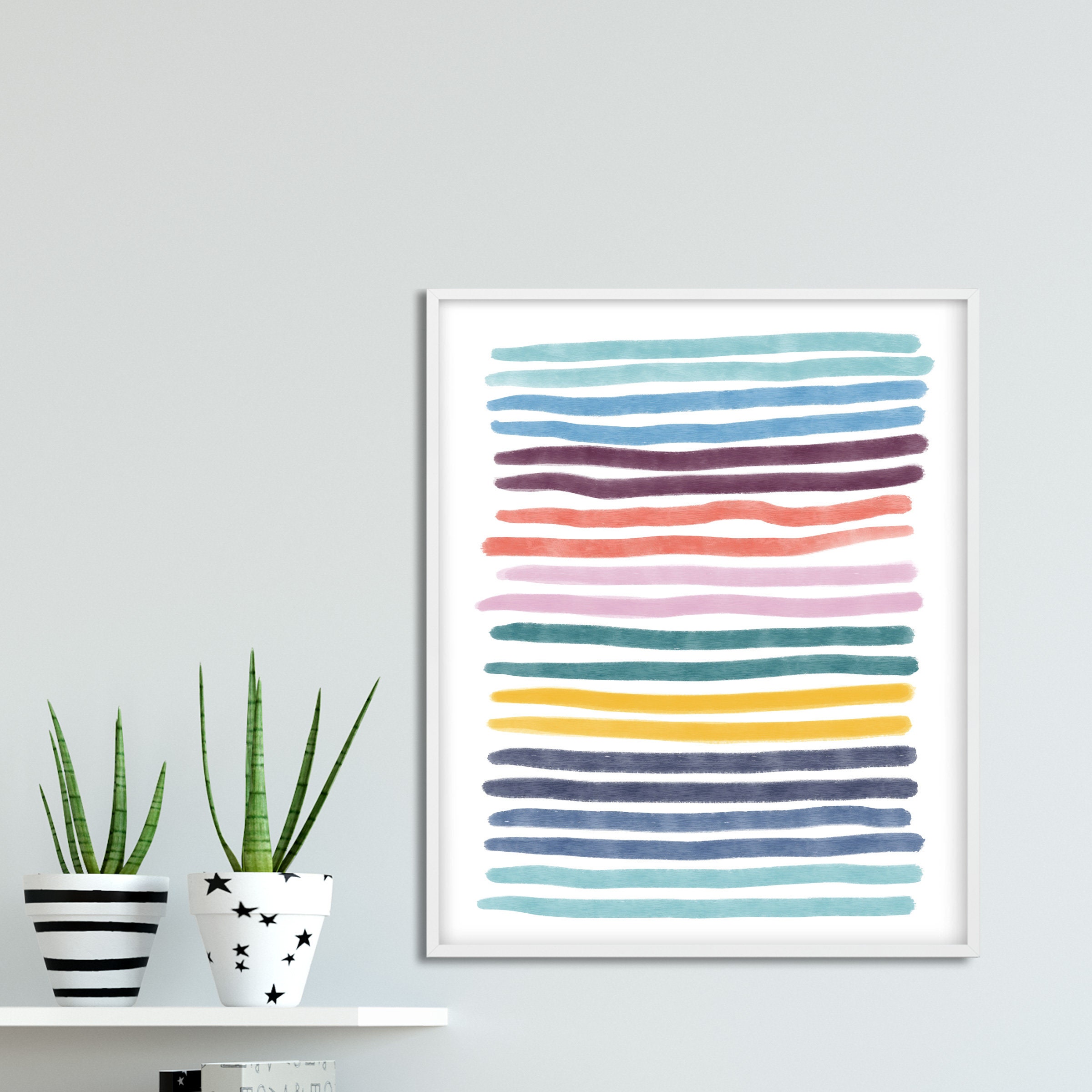 Nursery Abstract Art Playroom Kids Print Modern Nursery Wall - Etsy