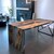 Epoxy Bench / Custom Wood Resin Bench / Entryway Live Edge Walnut Wood ...