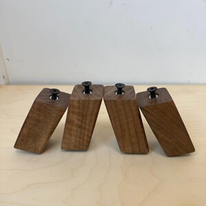 DIY Angled Furniture Legs - Set of 4 / Cabinet Feet - Square Made of ...