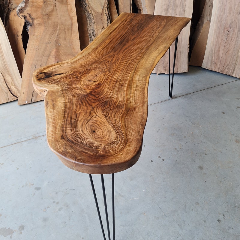 Wood Slab Desk - Etsy