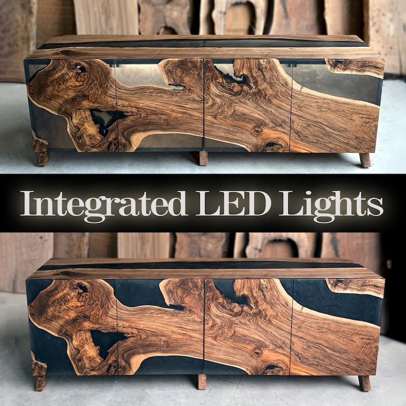 Led Resin Table - Etsy