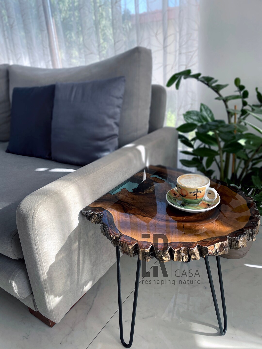 AVAILABLE 18 Live Edge Wood Slab Coffee Table /tree Slice End Table ...