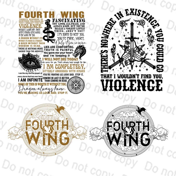 Fourth Wing Svg - Etsy