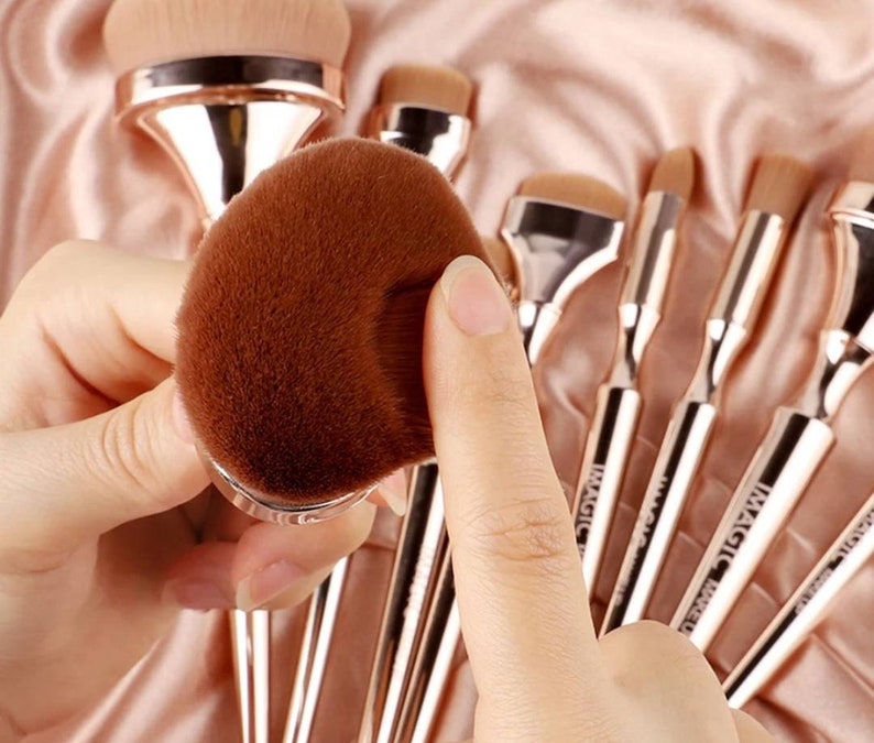 9 Piece Complete Makeup Brush T Set Etsy