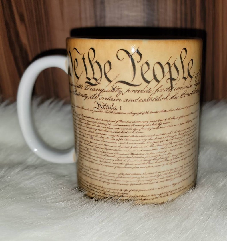 We the People Constitution Mug - Etsy