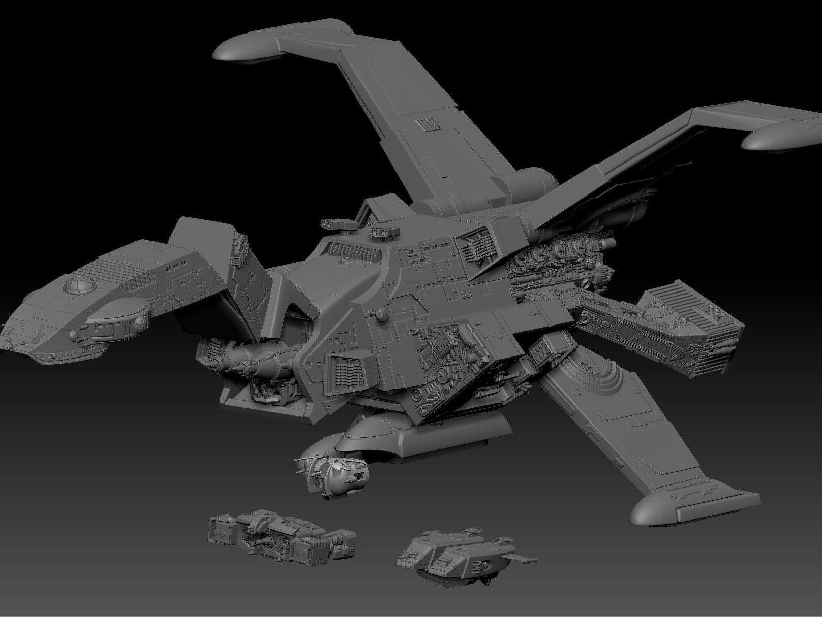 12" X Bomber Model Kit From Star Fleet TV Show - Etsy UK