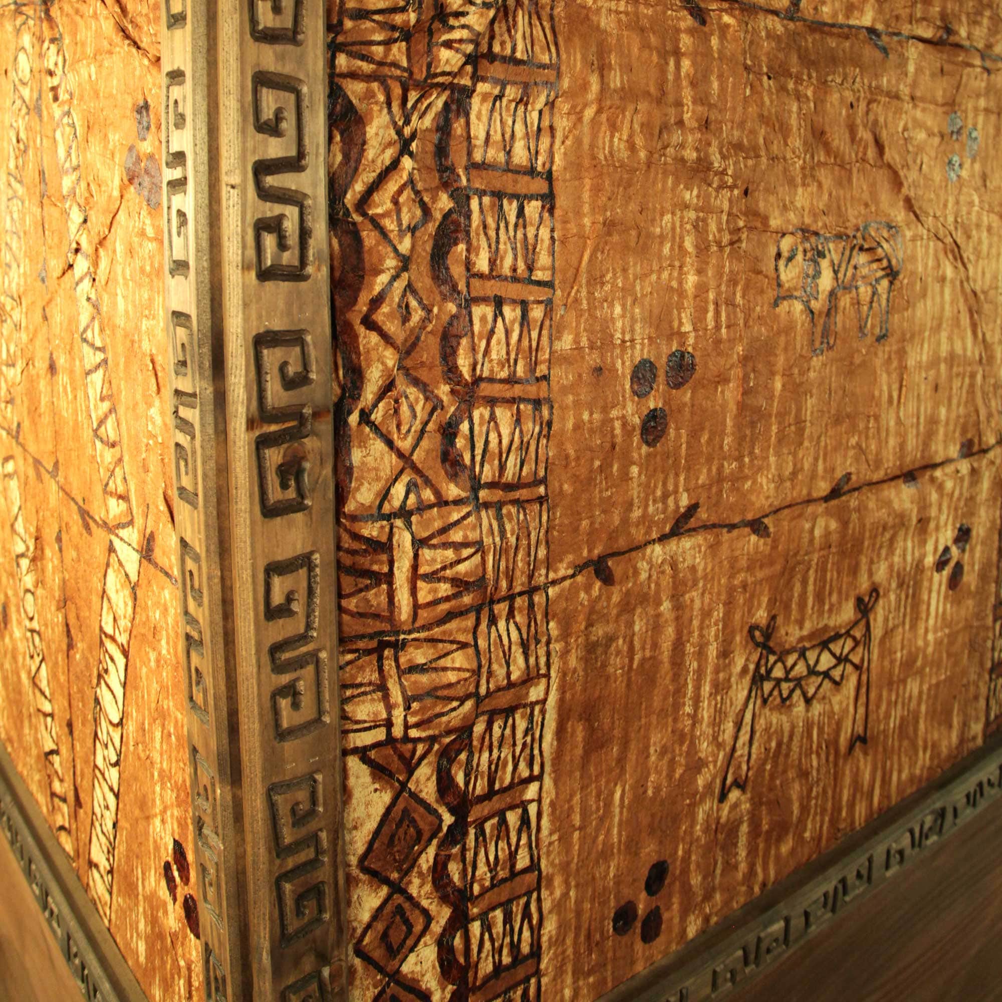 Vintage Tongan Tapa Cloth: Handcrafted Polynesian Barkcloth Wall Art - Etsy