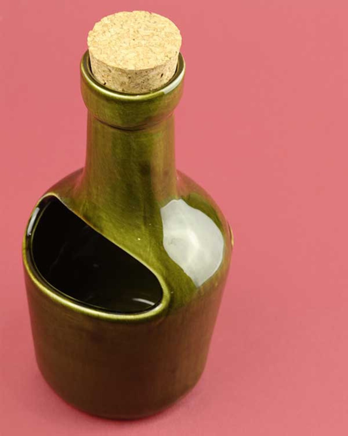 Green Rum Bottle Tiki Mug: Handmade Ceramic Polynesian Cocktail ...