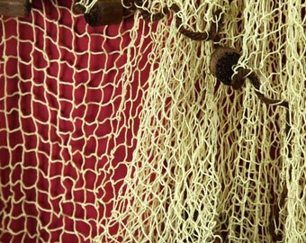 Tiki Bar Decorative Fish Net Blue Large - Etsy