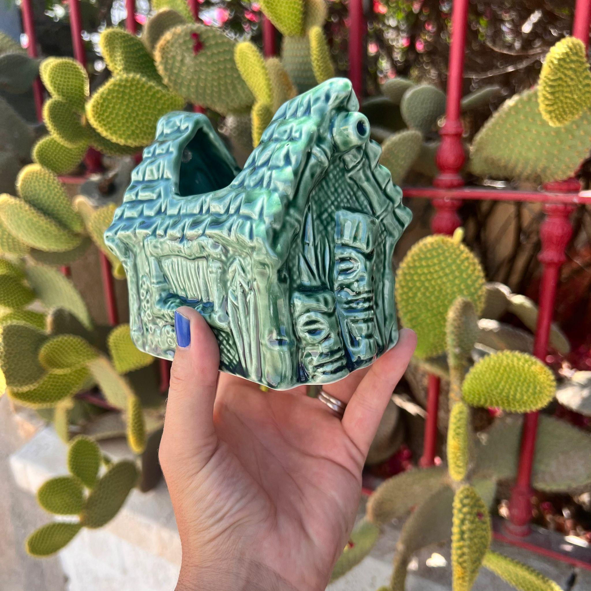 The Little Grass Shack Hut Tiki Mug – Handmade Ceramic Tropical ...