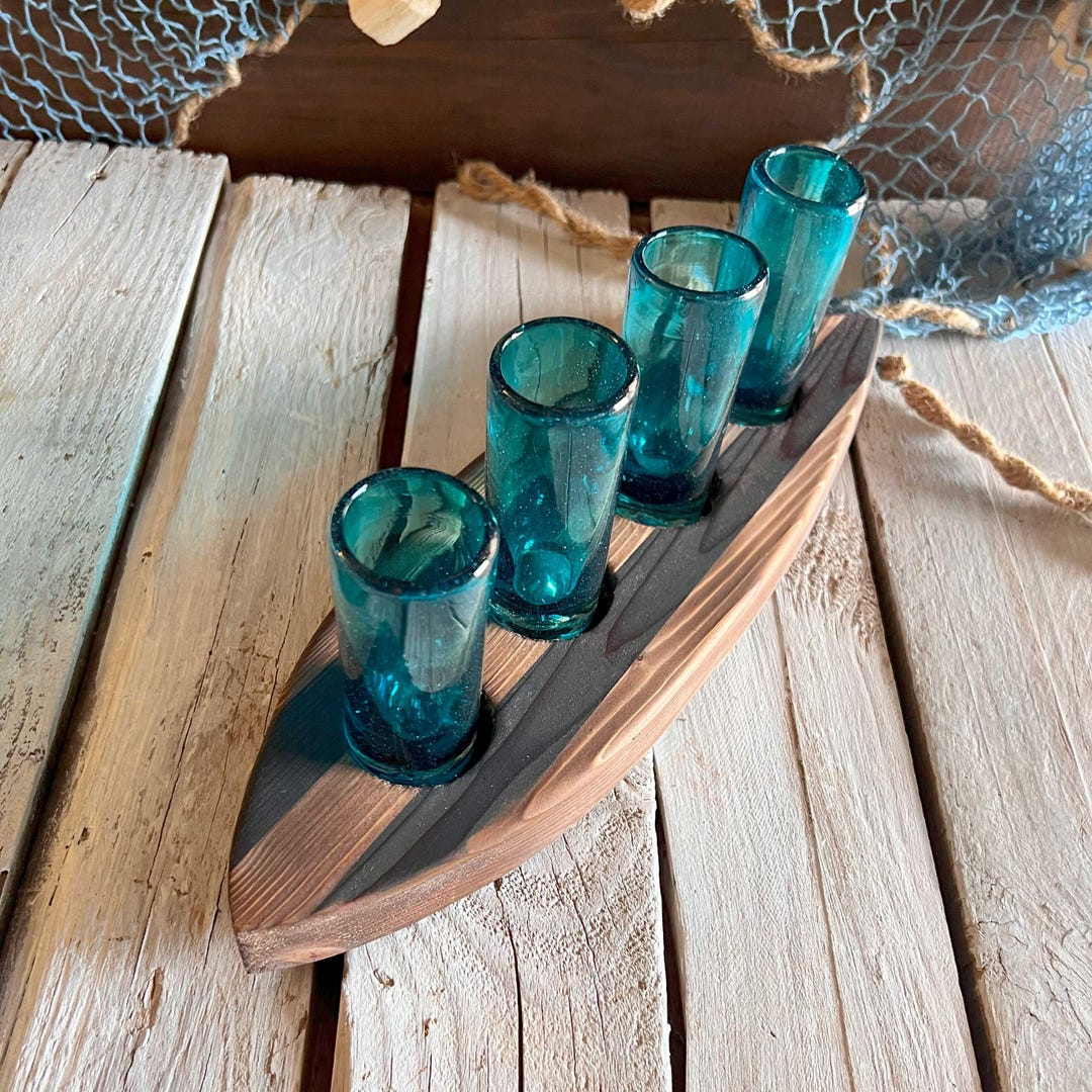 Hang Ten - Mini Surfboard Shot Paddle - Etsy