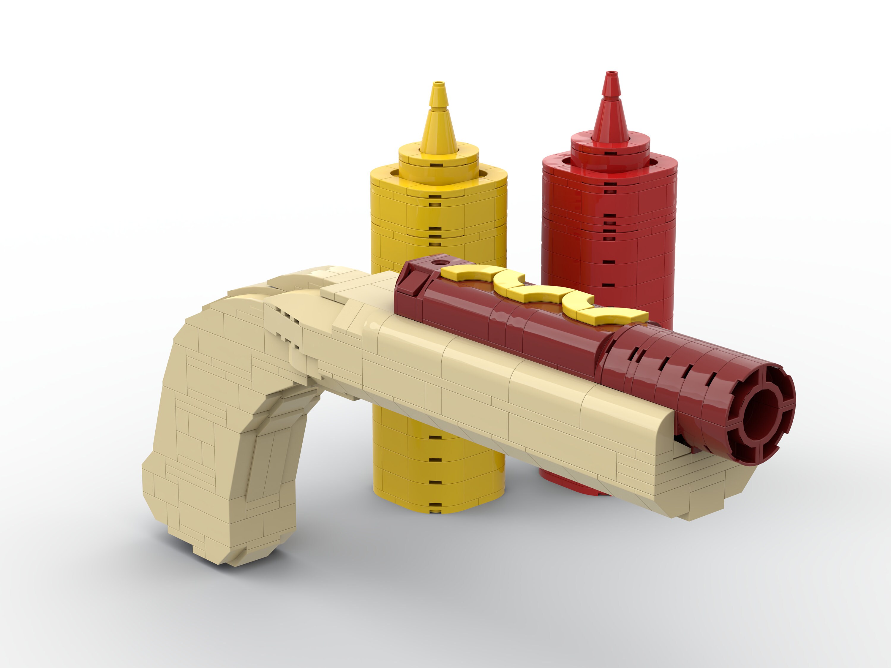 EOKA Pistol/hotdog Blaster LDD Instructions - Etsy