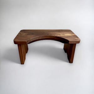 Wood Step Stool, Potty Perch, Toilet Footstool, Bathroom Stool, Mortise ...