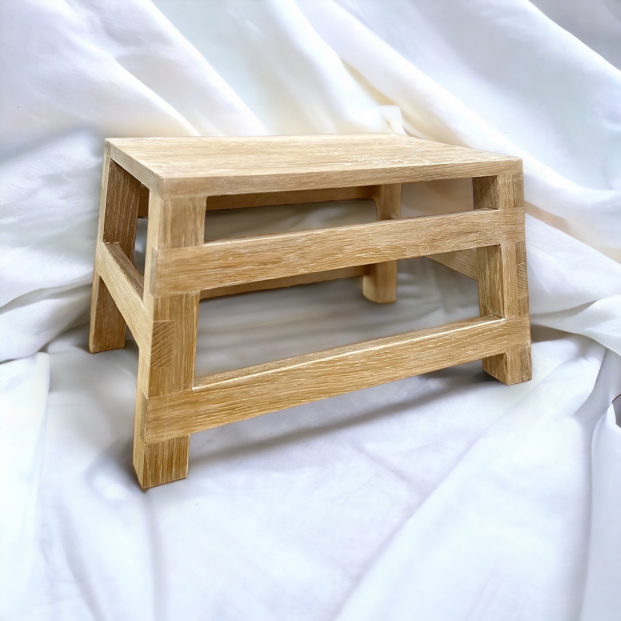 Wooden Step Stool, Mortise and Tenon, Solid Wood Furniture, Milking ...