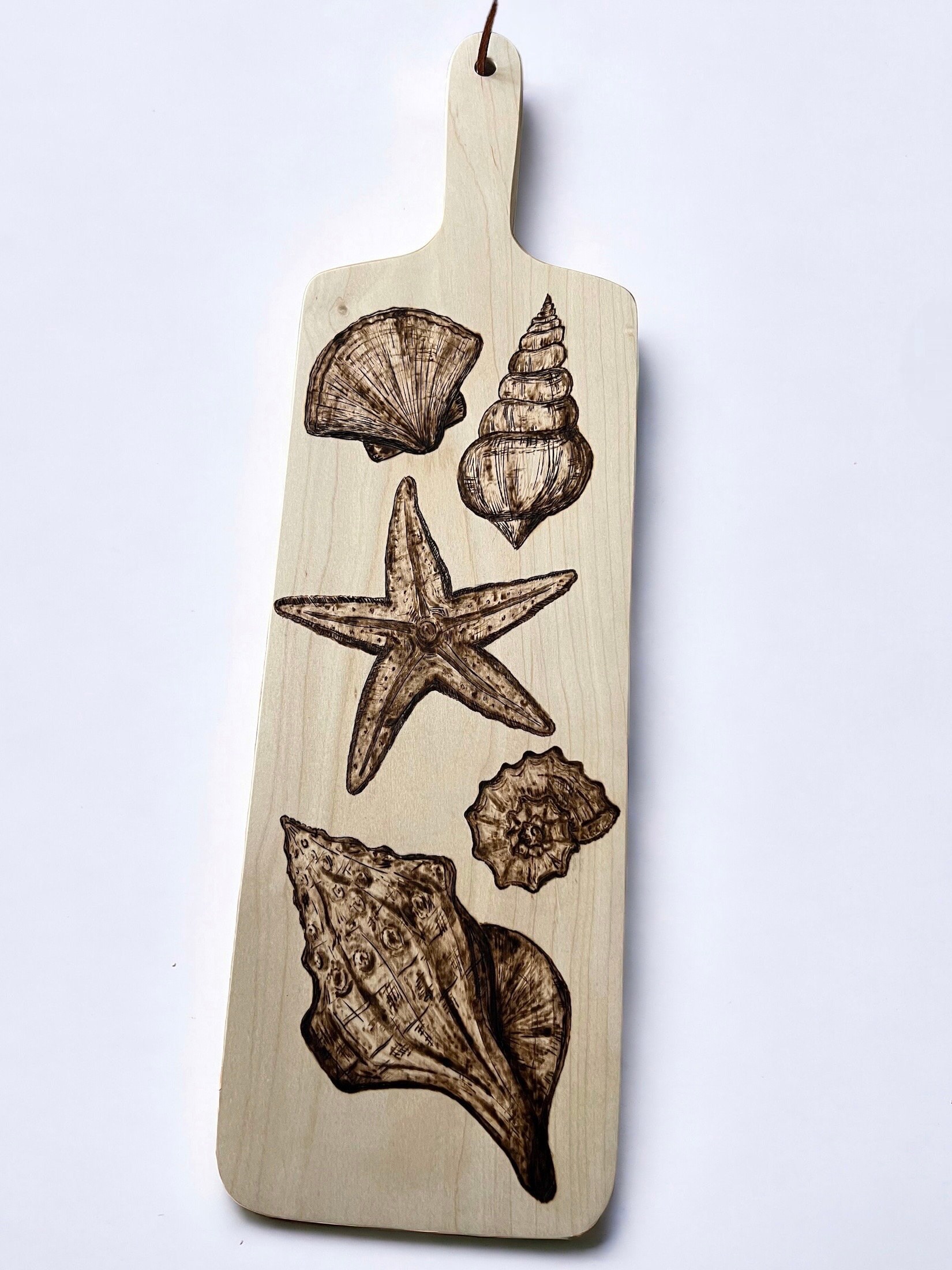 Custom Art Woodburned Charcuterie Board - Made to Order, Pyrography Art ...