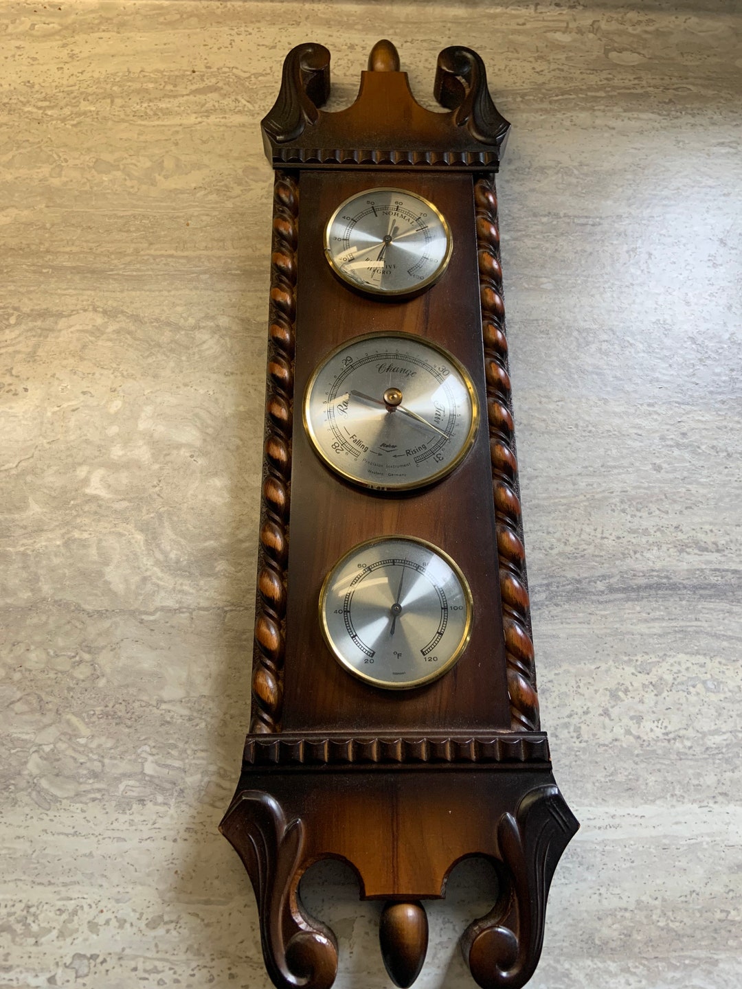 VINTAGE - West German Barometer/hygrometer/thermometer(f) - Working - Etsy