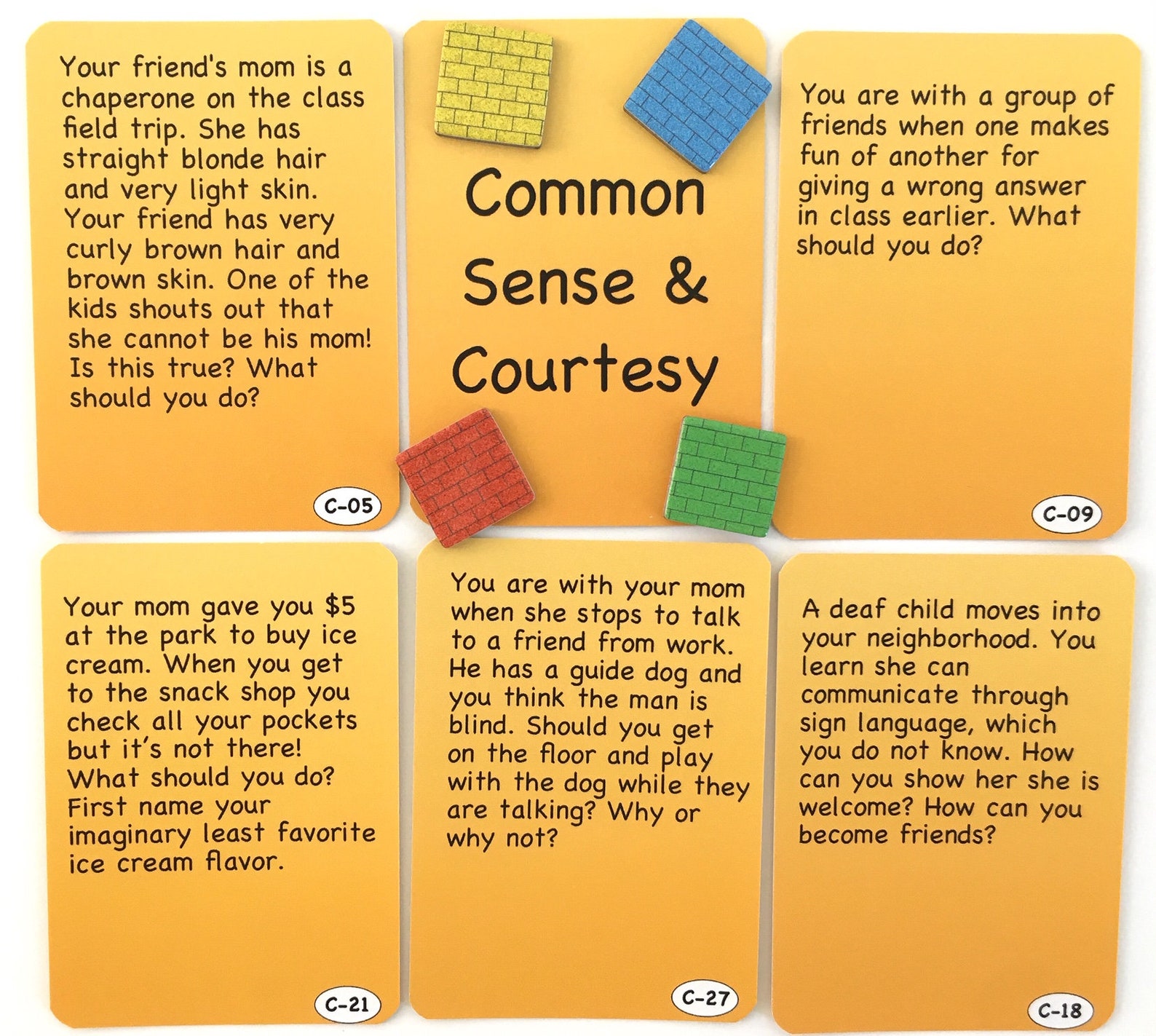 Brixiples: the Ethics, Safety, Common Sense and Courtesy Board Game for ...