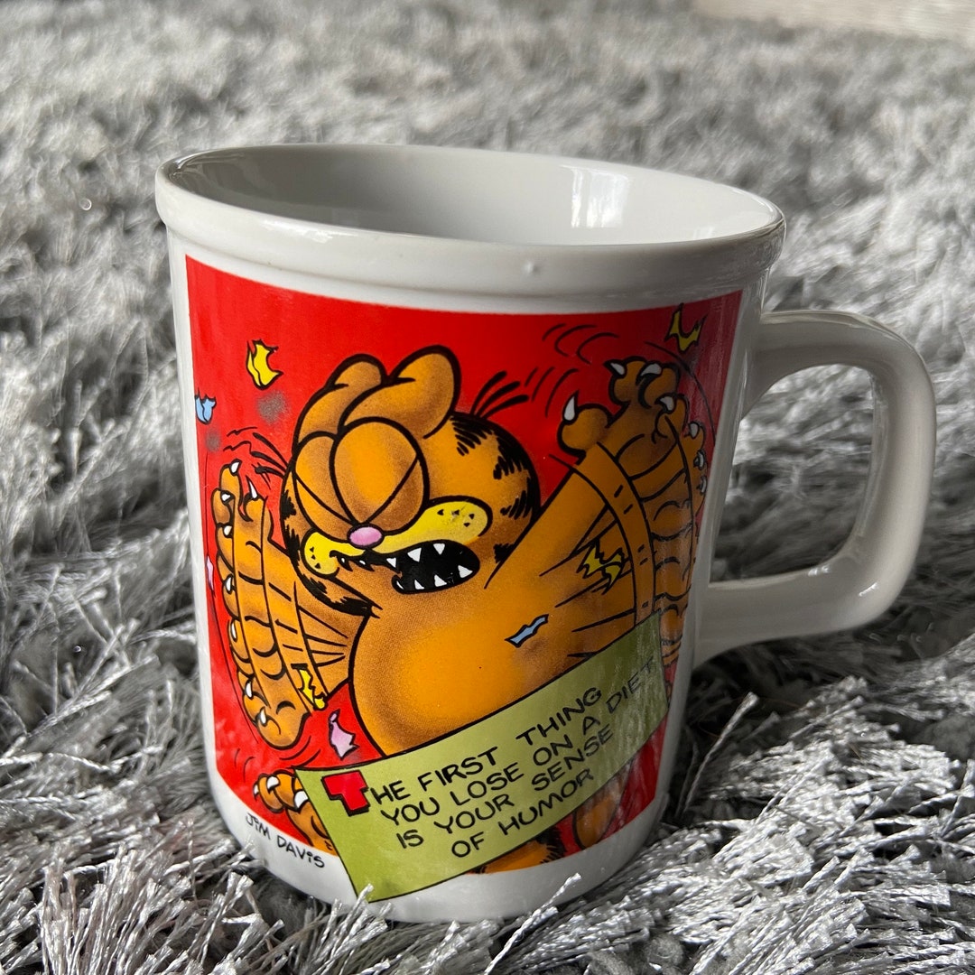 Vintage 1978 Garfield the First Thing You Lose on a Diet is Your Sense ...