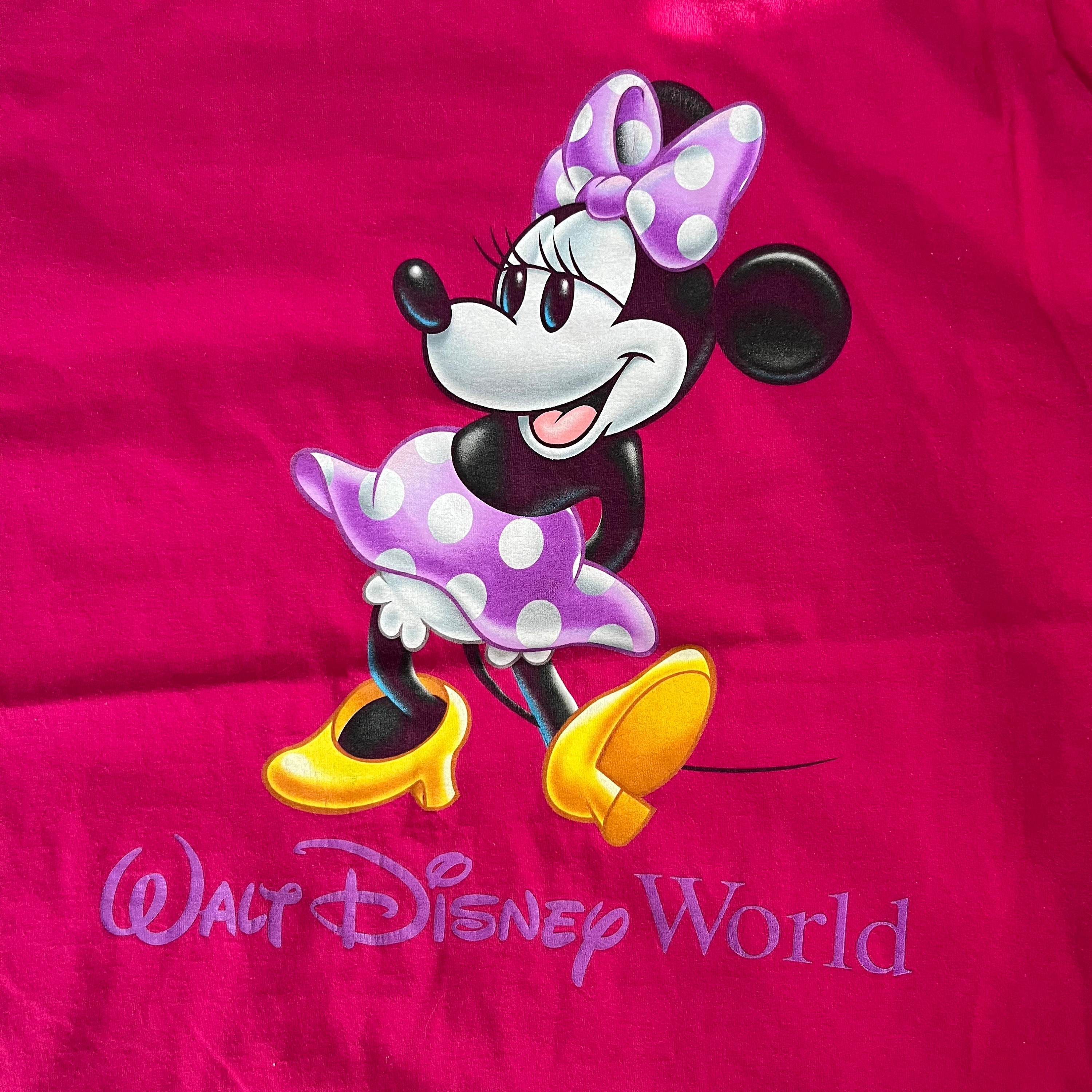 Vintage Pink Minnie Mouse Walt Disney World Mickey Inc. T-shirt - Etsy