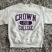 Vintage Champion Crown College Sweatshirt - Etsy