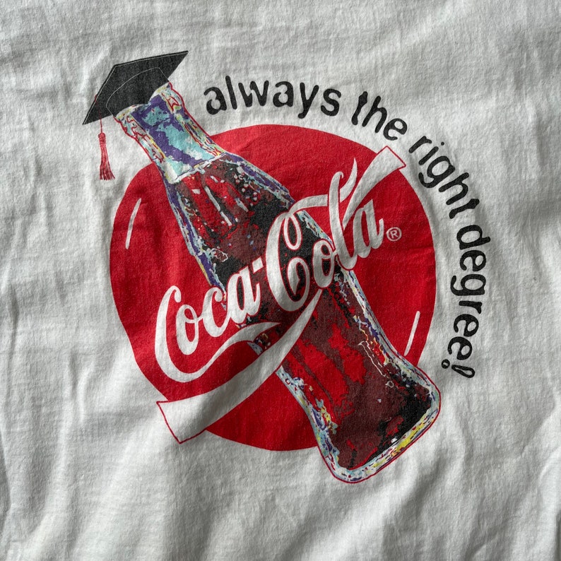 Vintage 2000s Coca-cola Graduation T-shirt - Etsy