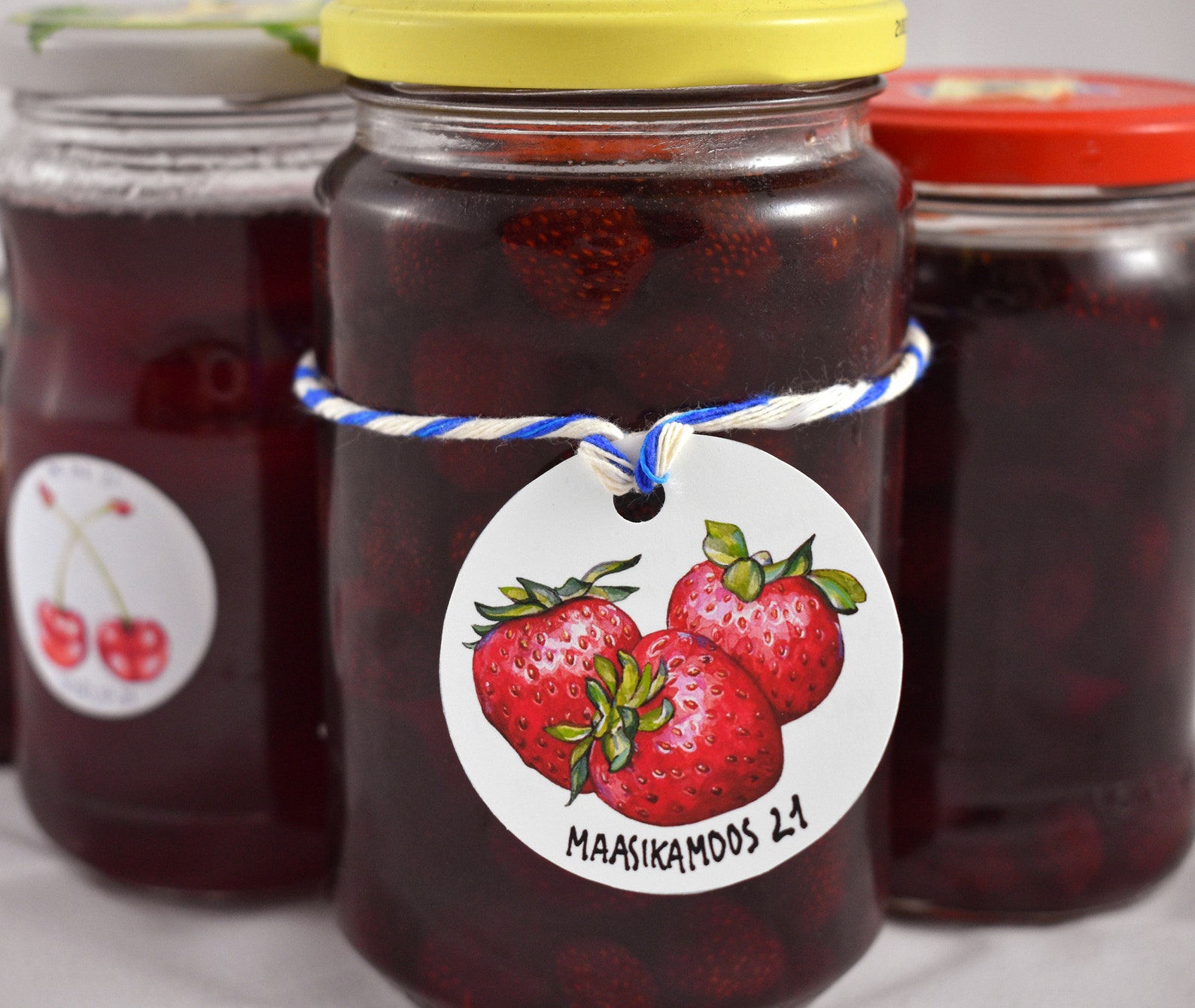Printable Berry Jam Labels | PDF Digital Download - Etsy