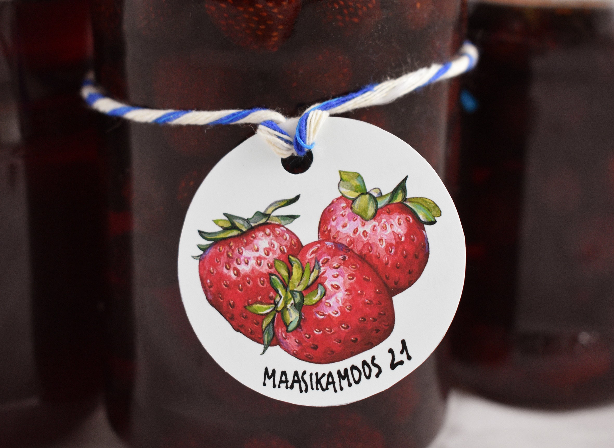 Printable Berry Jam Labels PDF Digital Download - Etsy