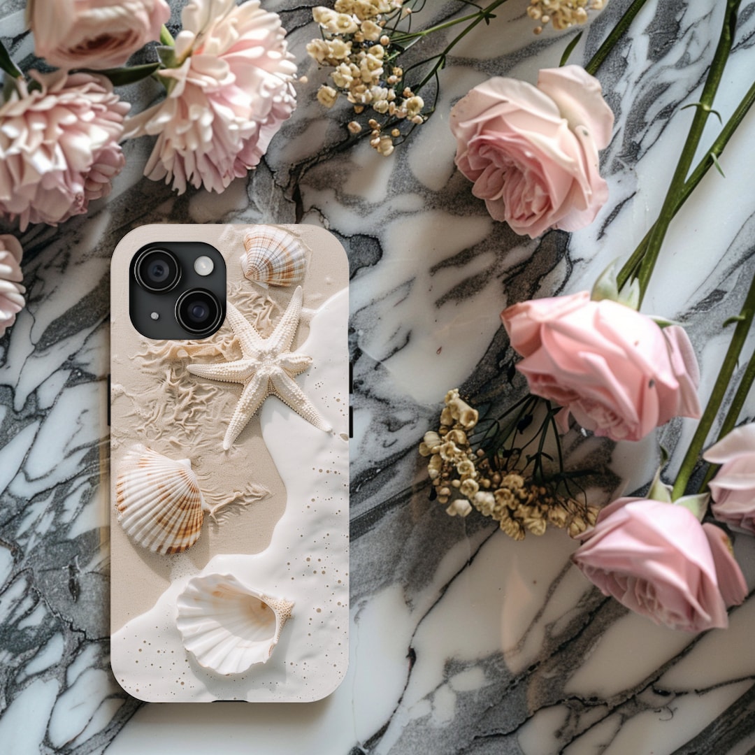 The Summer Sea Shells, Sun, Sand and Sea, Phone Cover Tough Case ...