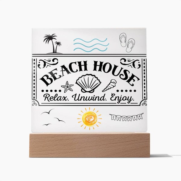 Beach Plaque - Etsy