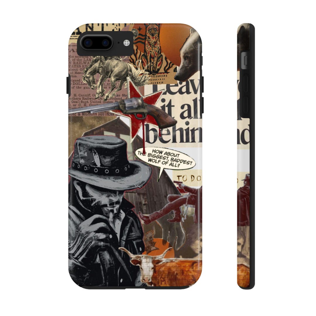 Red Dead Redemption Game Art Slim Phone Case, Collage, Red Desert, RDR ...