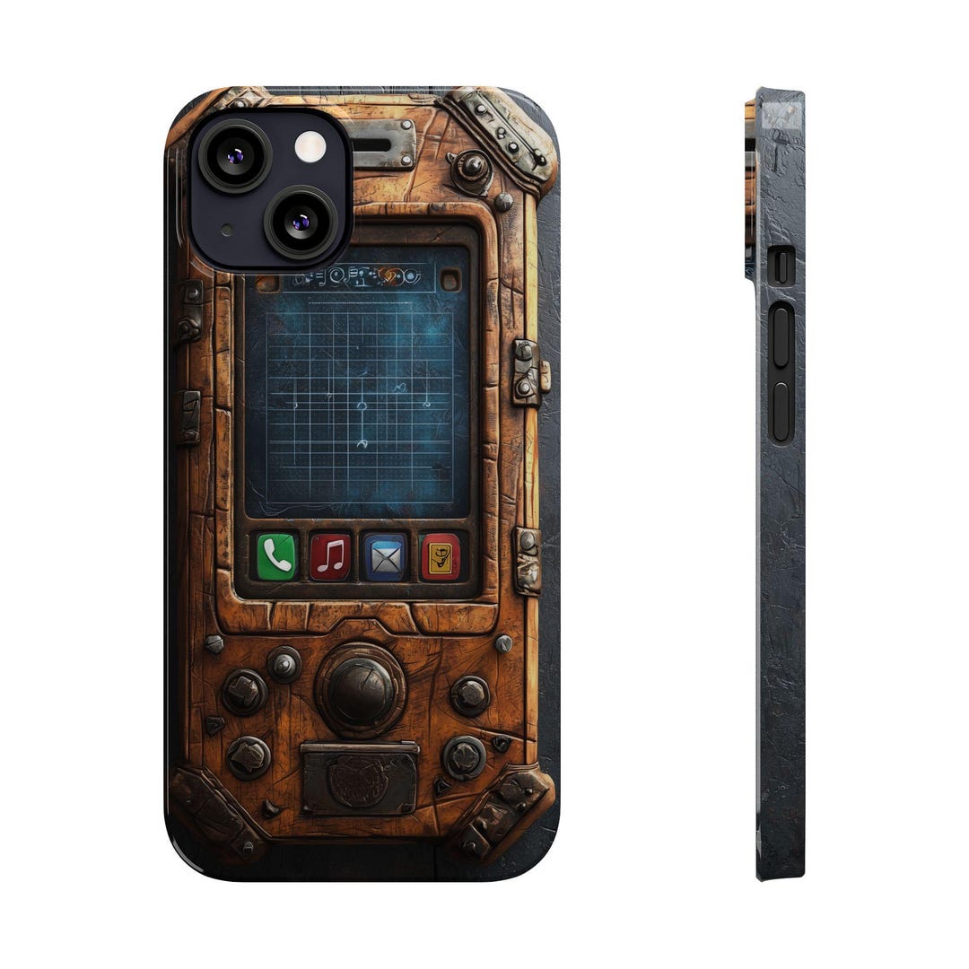 Medieval Smartphone iPhone Slim Phone Case, Vintage Retro Tech Cover ...
