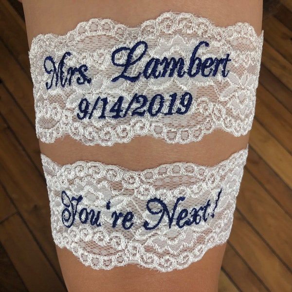 Personalized Garter - Etsy