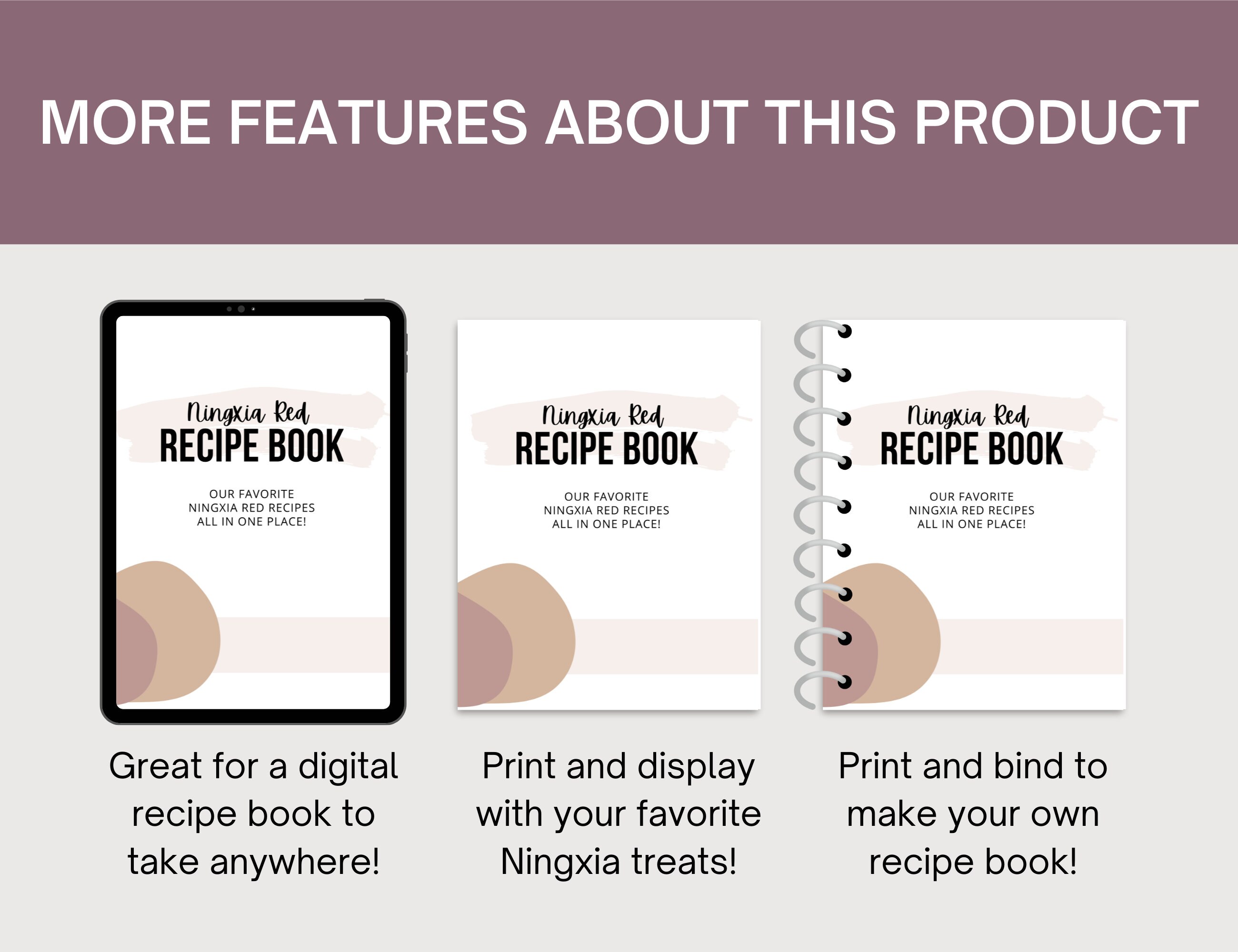 NEW Ningxia Red Recipe Book With 20 Recipes Made With Young Living ...