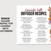 Fall Favorite Diffuser Recipes Flyer Bundle With Young Living Essential ...