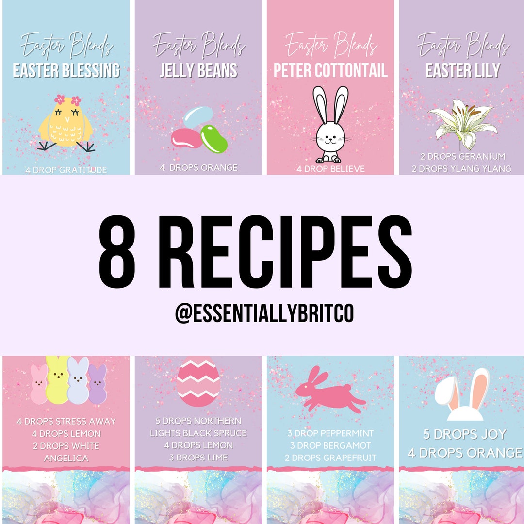 Hoppy Easter Diffuser Recipes for Instagram & Facebook Stories - Etsy