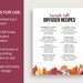 Fall Favorite Diffuser Recipes Flyer Bundle With Young Living Essential ...